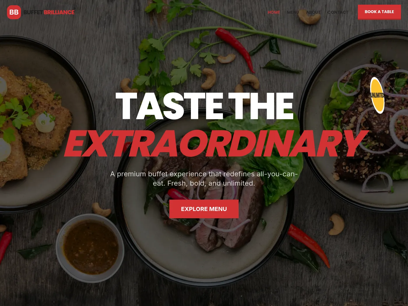 Buffet Brilliance Website