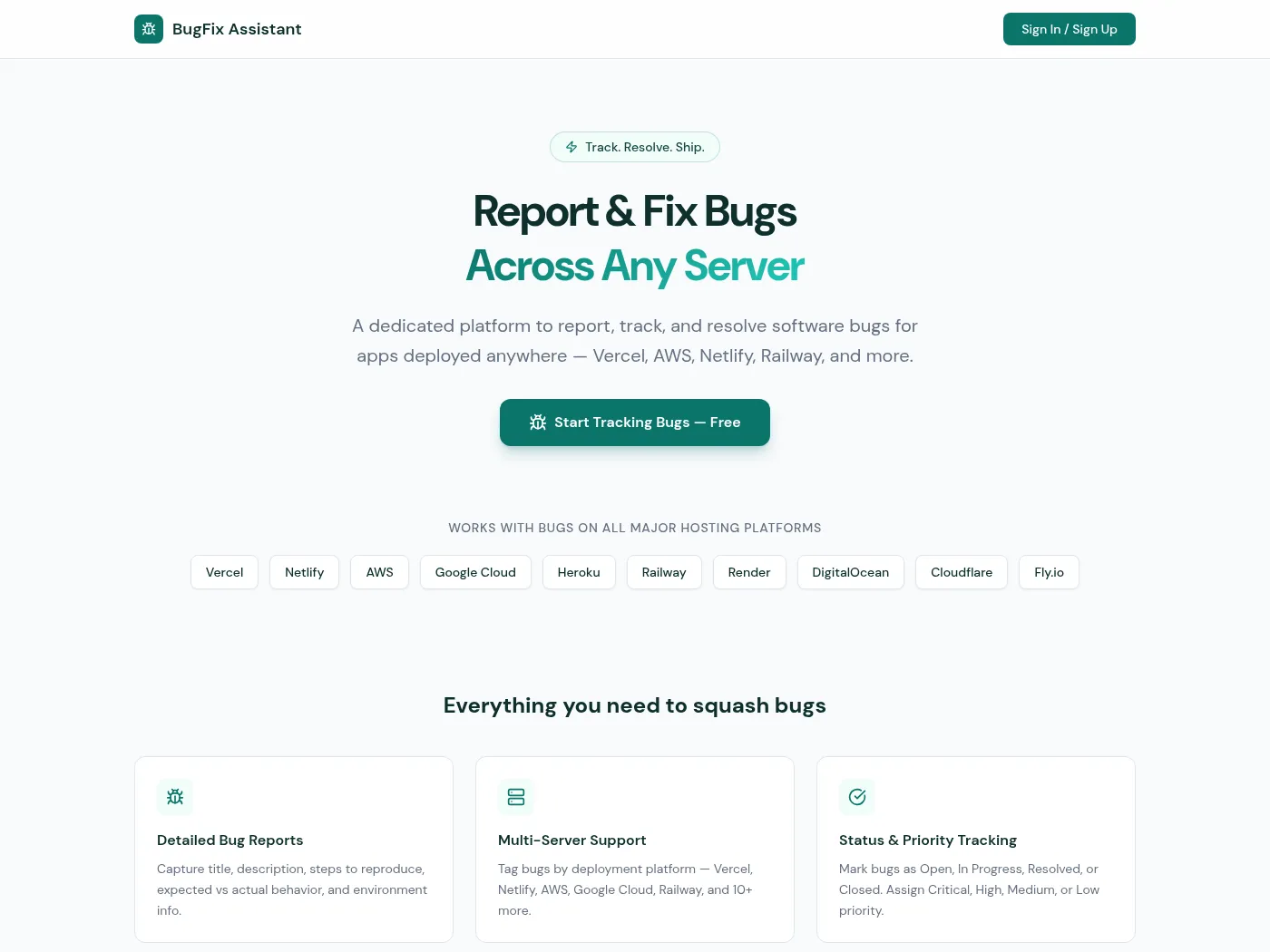 BugFix Assistant App