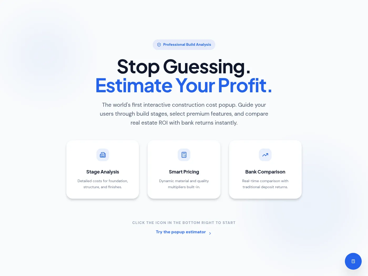 Build Profit Estimator