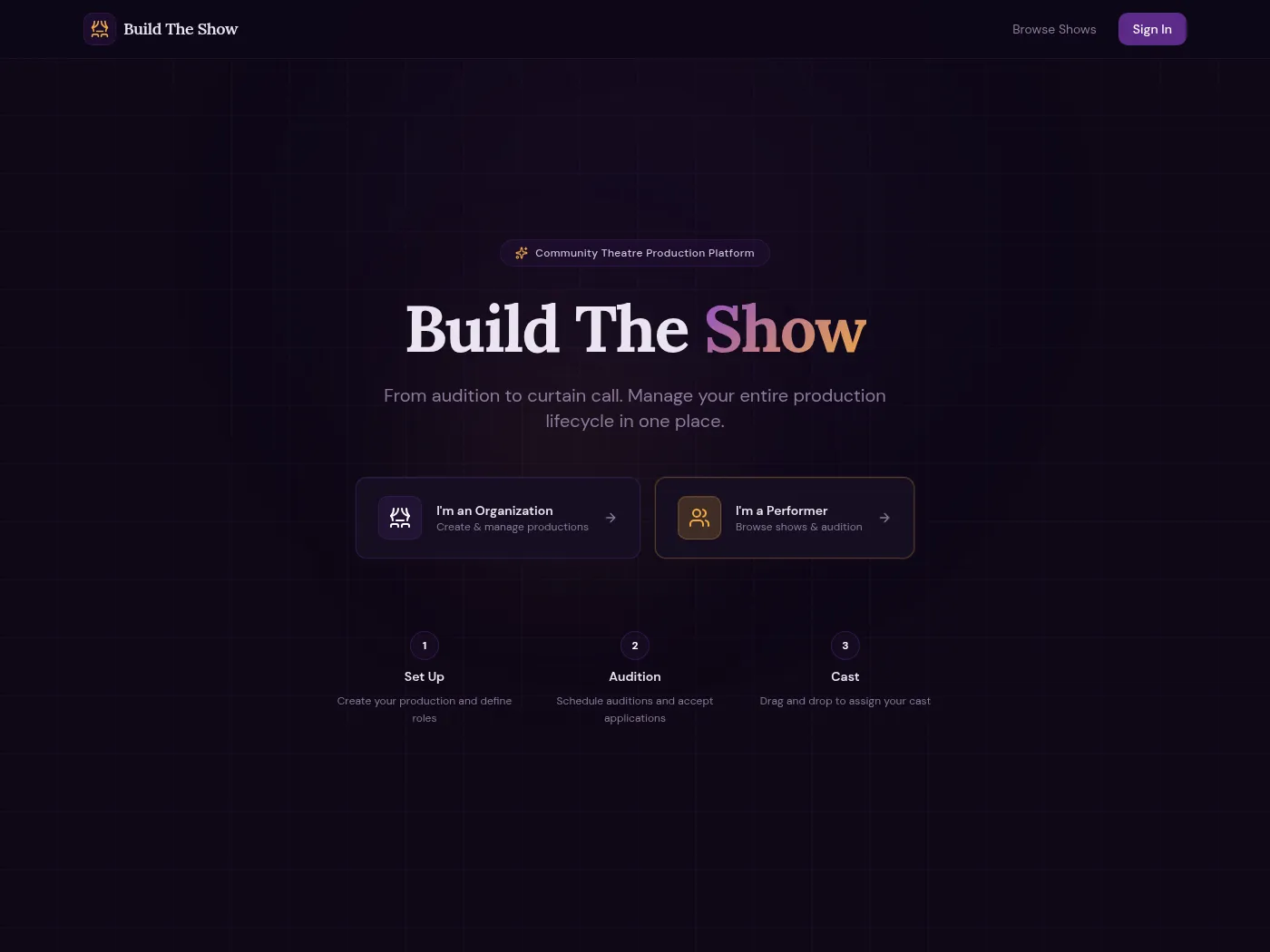 Build The Show