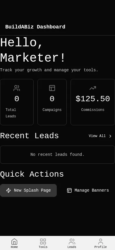 BuildaBiz Mobile App