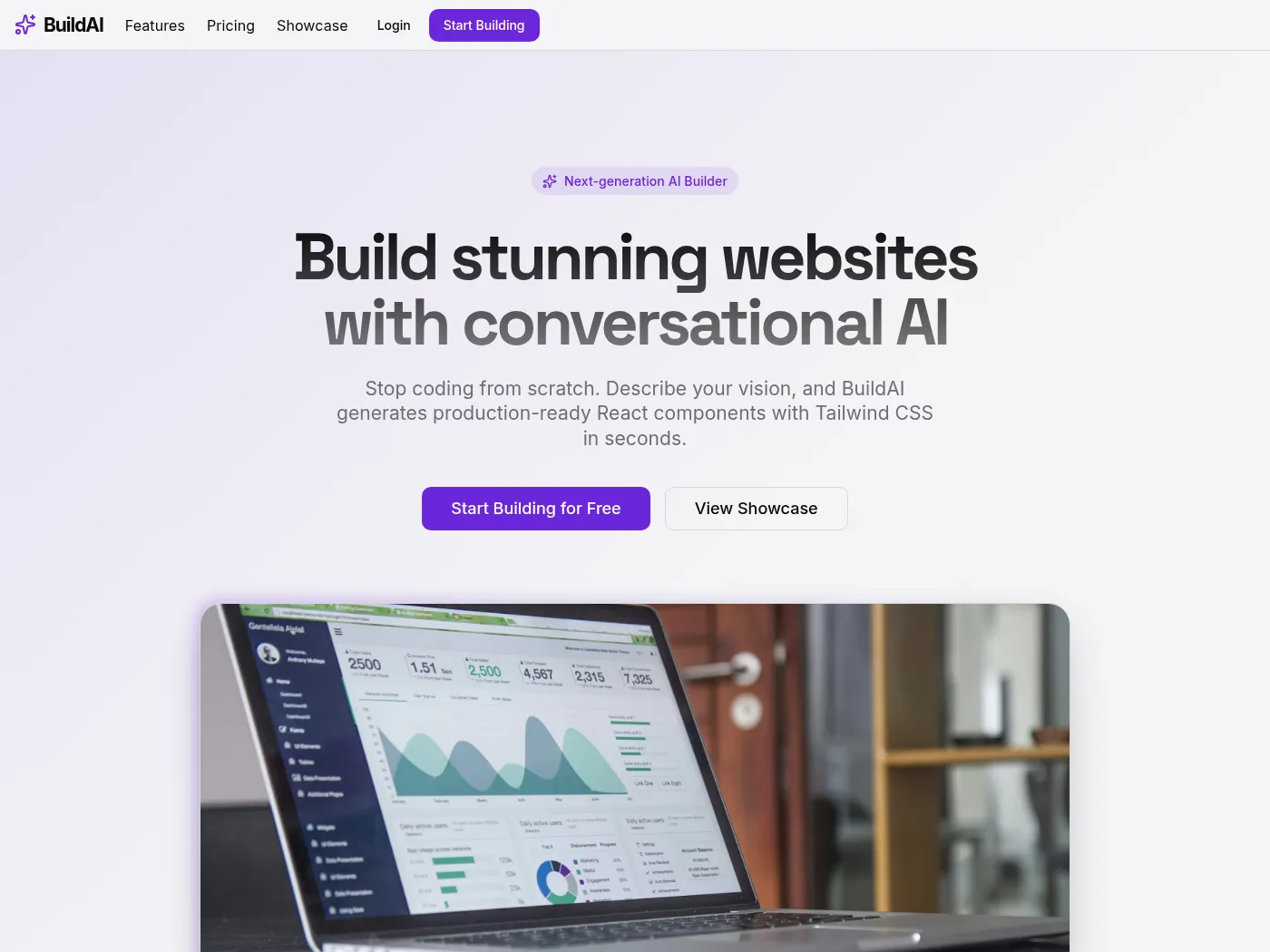 BuildAI Website Builder
