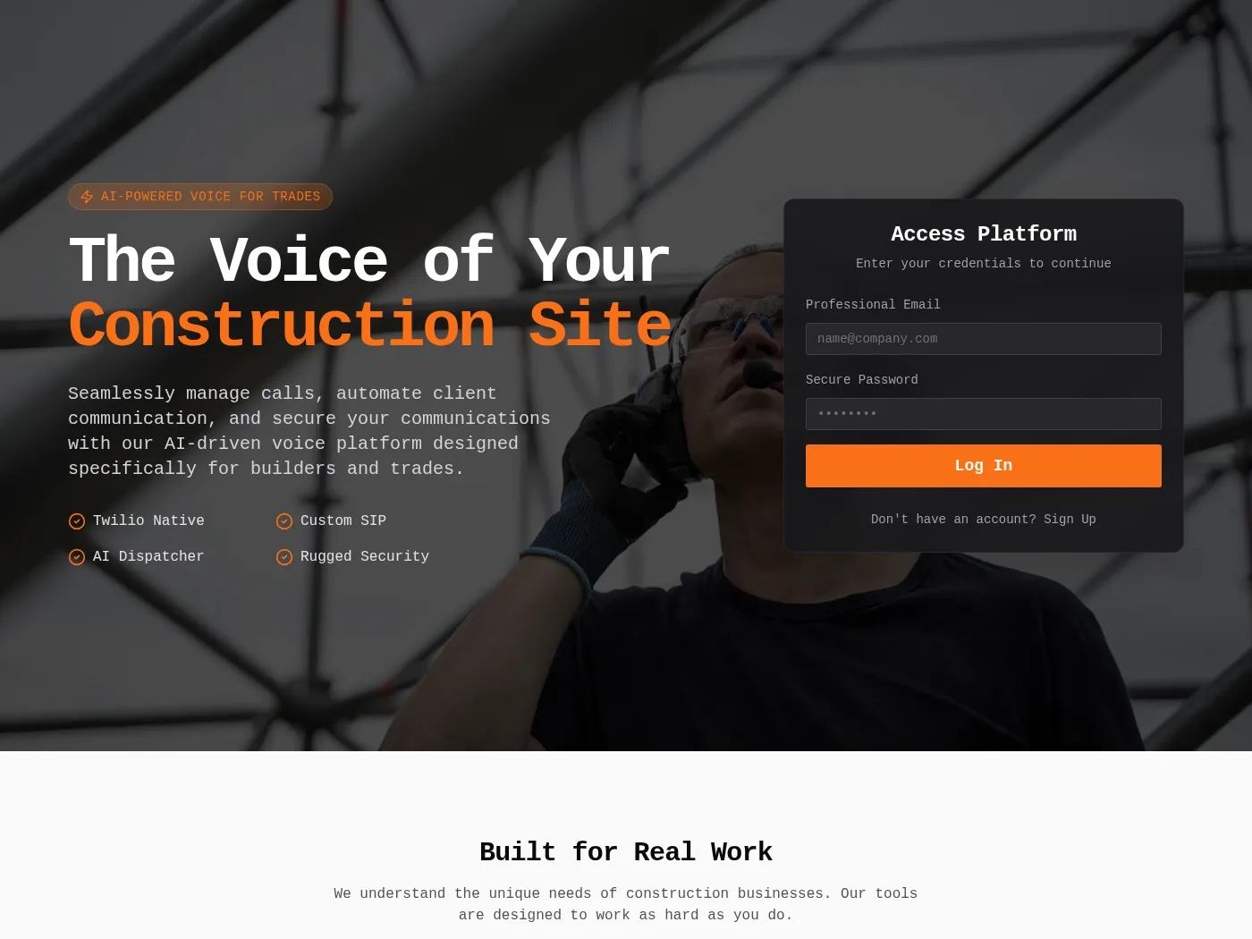 Builder Voice AI Platform