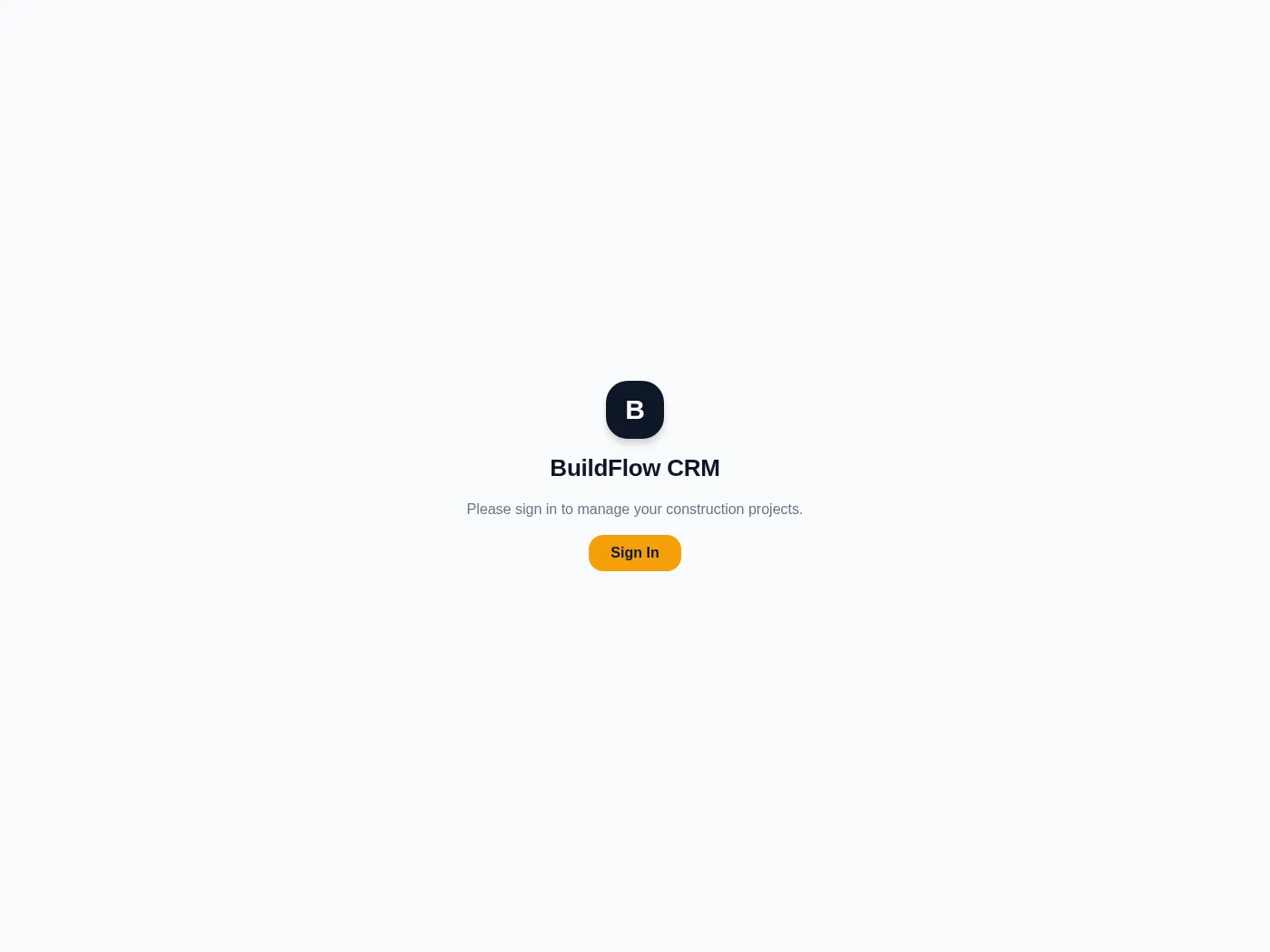 BuildFlow CRM