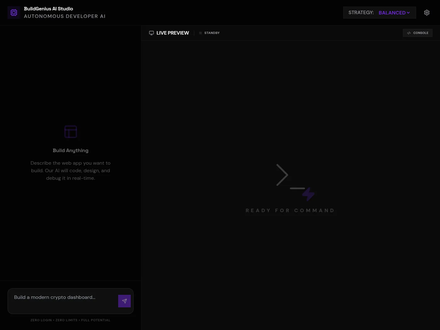 BuildGenius AI Studio