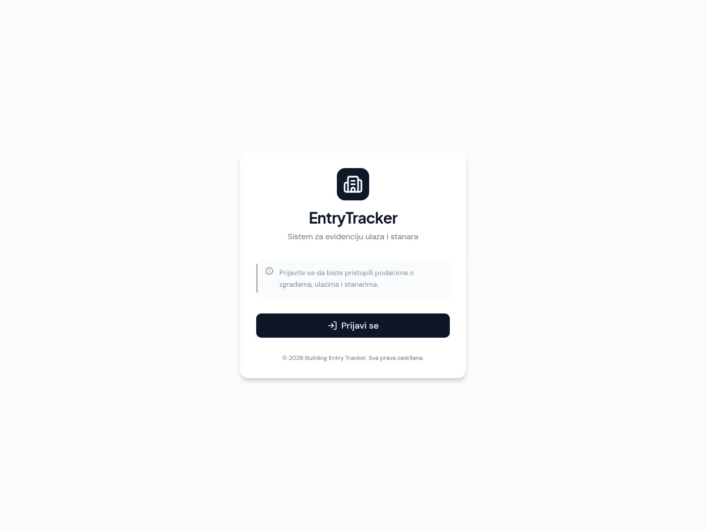 Building Entry Tracker