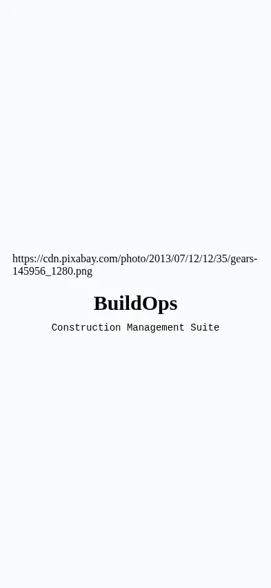 BuildOps Mobile Suite
