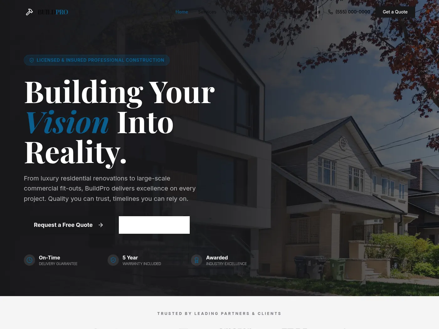 BuildPro Website