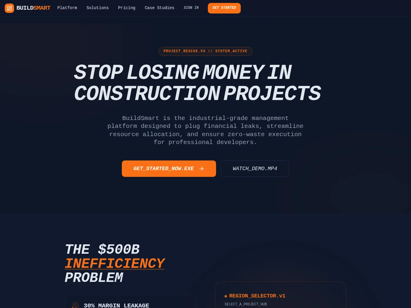 BuildSmart Intelligence SaaS