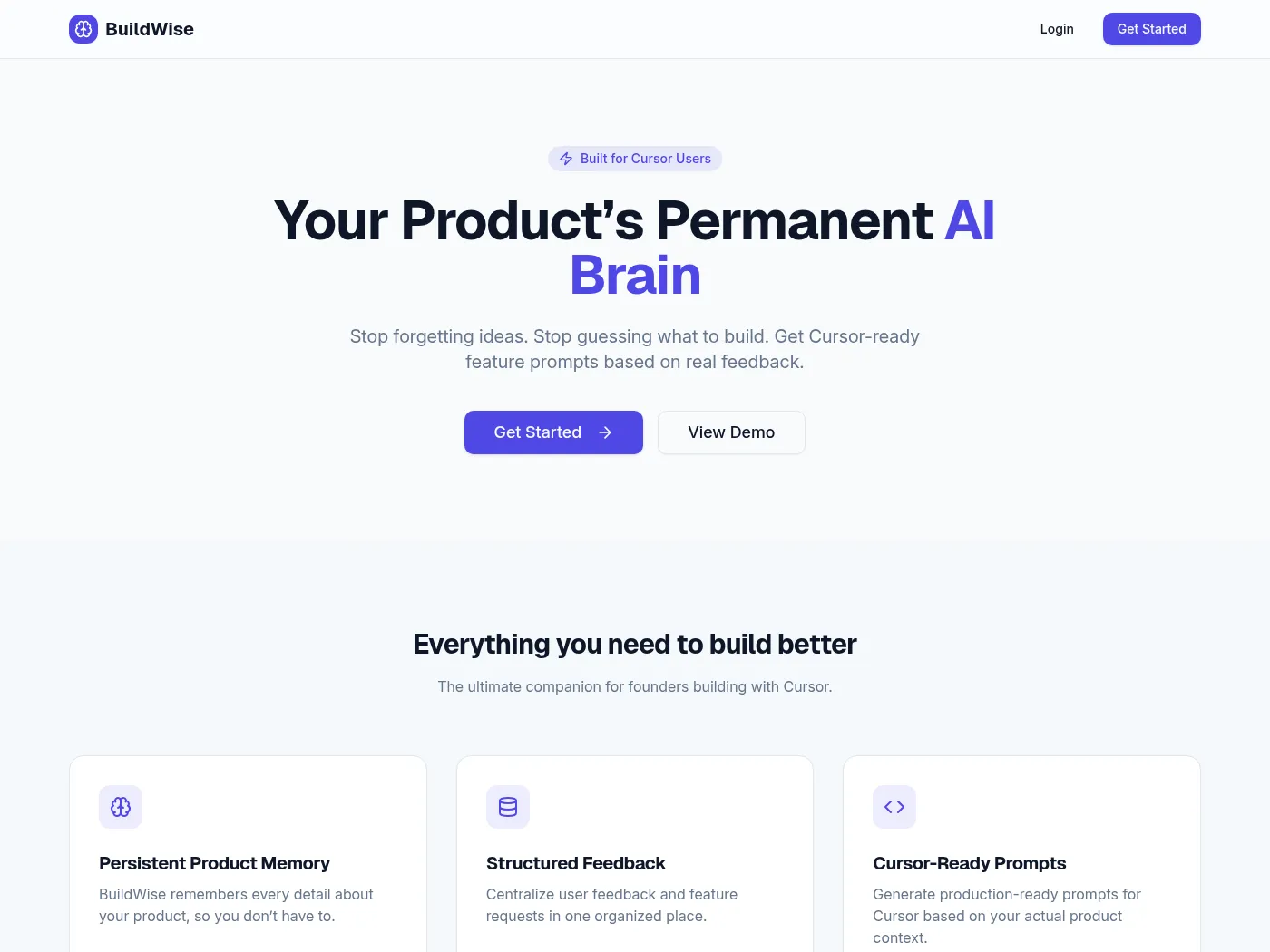 BuildWise: AI Product Brain