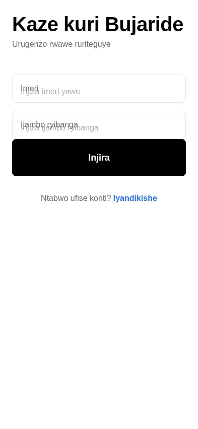 Bujaride Taxi App