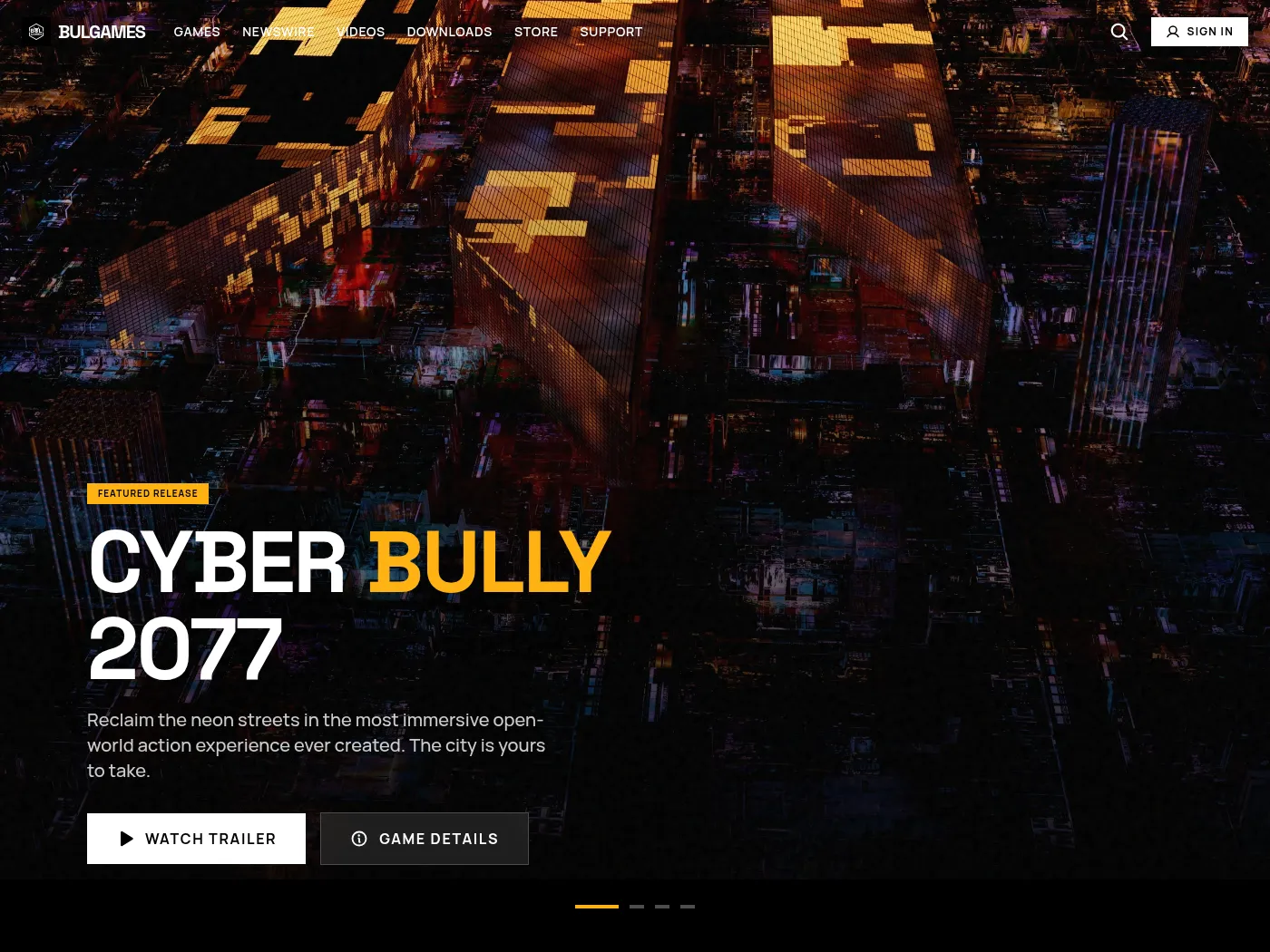 BulGames Web Portal