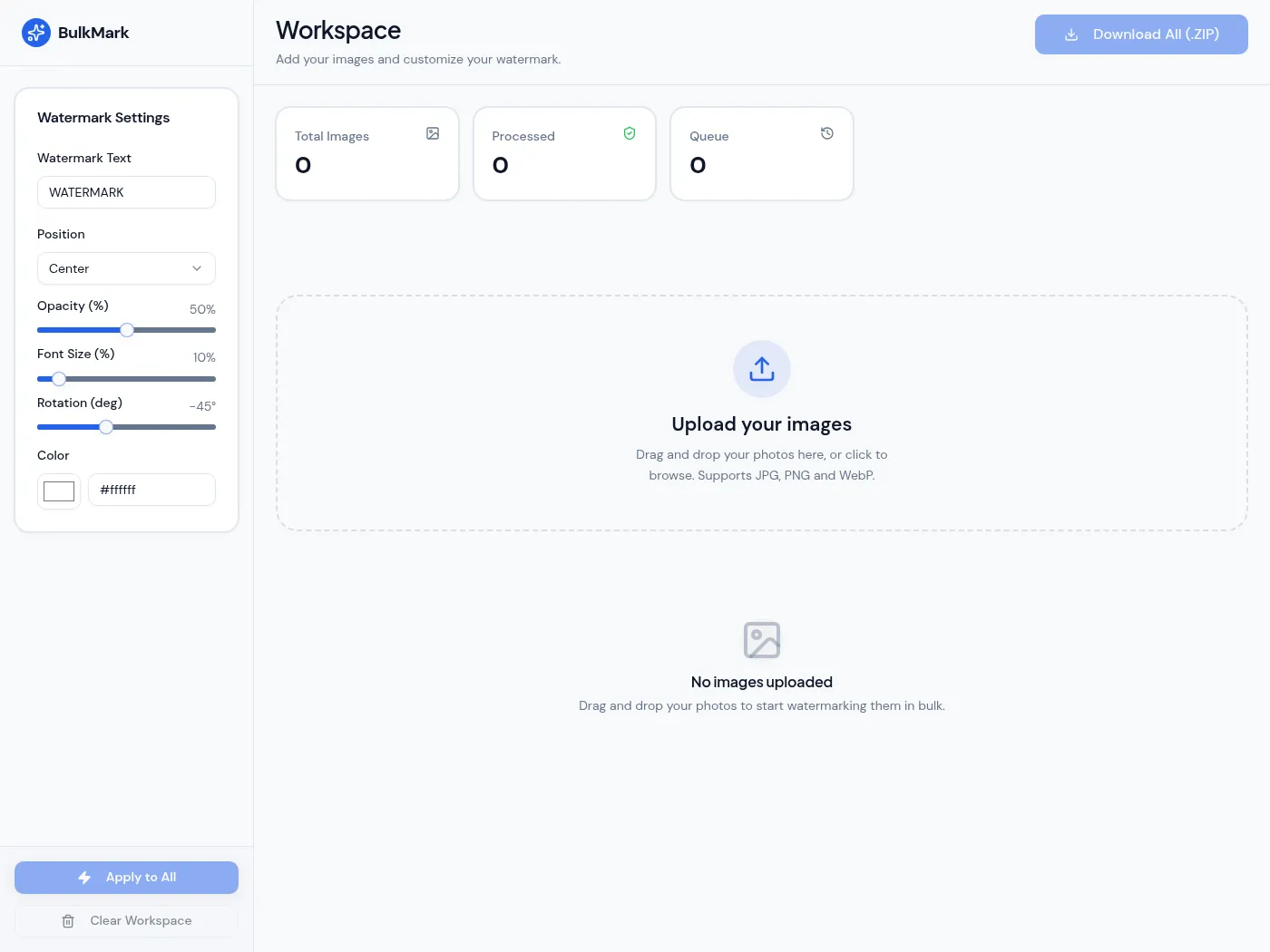 Bulk Watermark App