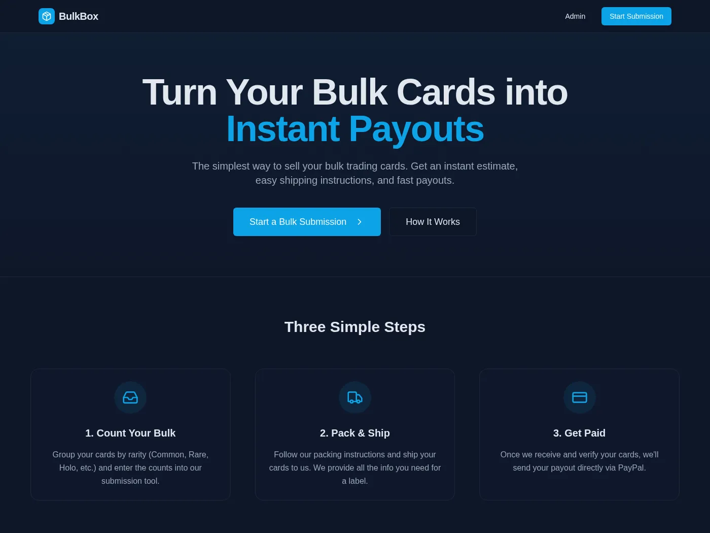 BulkBox Buyback Portal