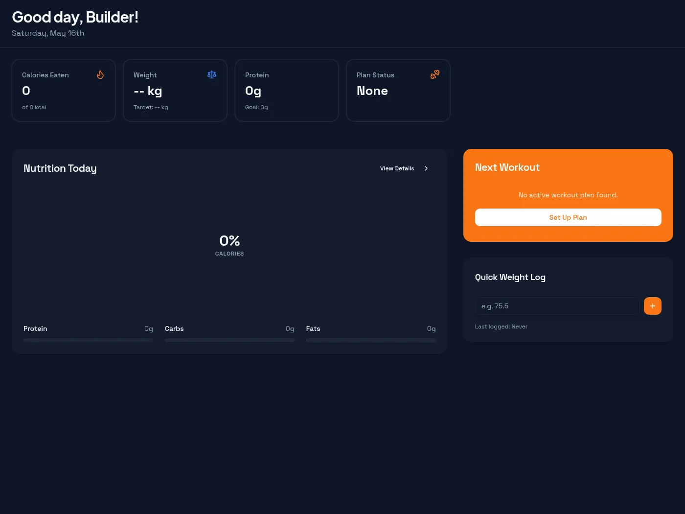 BulkUp Fitness App
