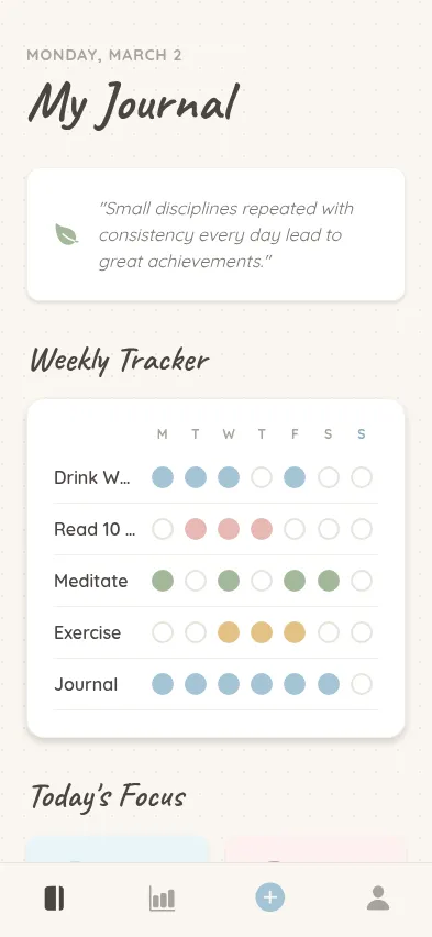 Bullet Journal Habit App