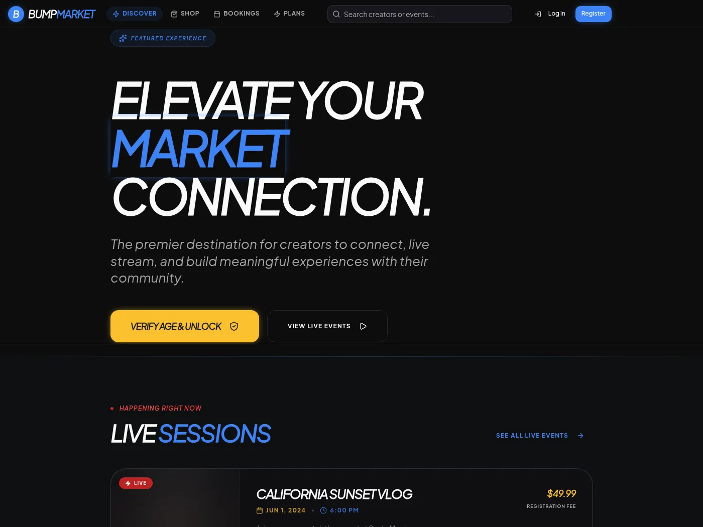 Bump Video Marketplace