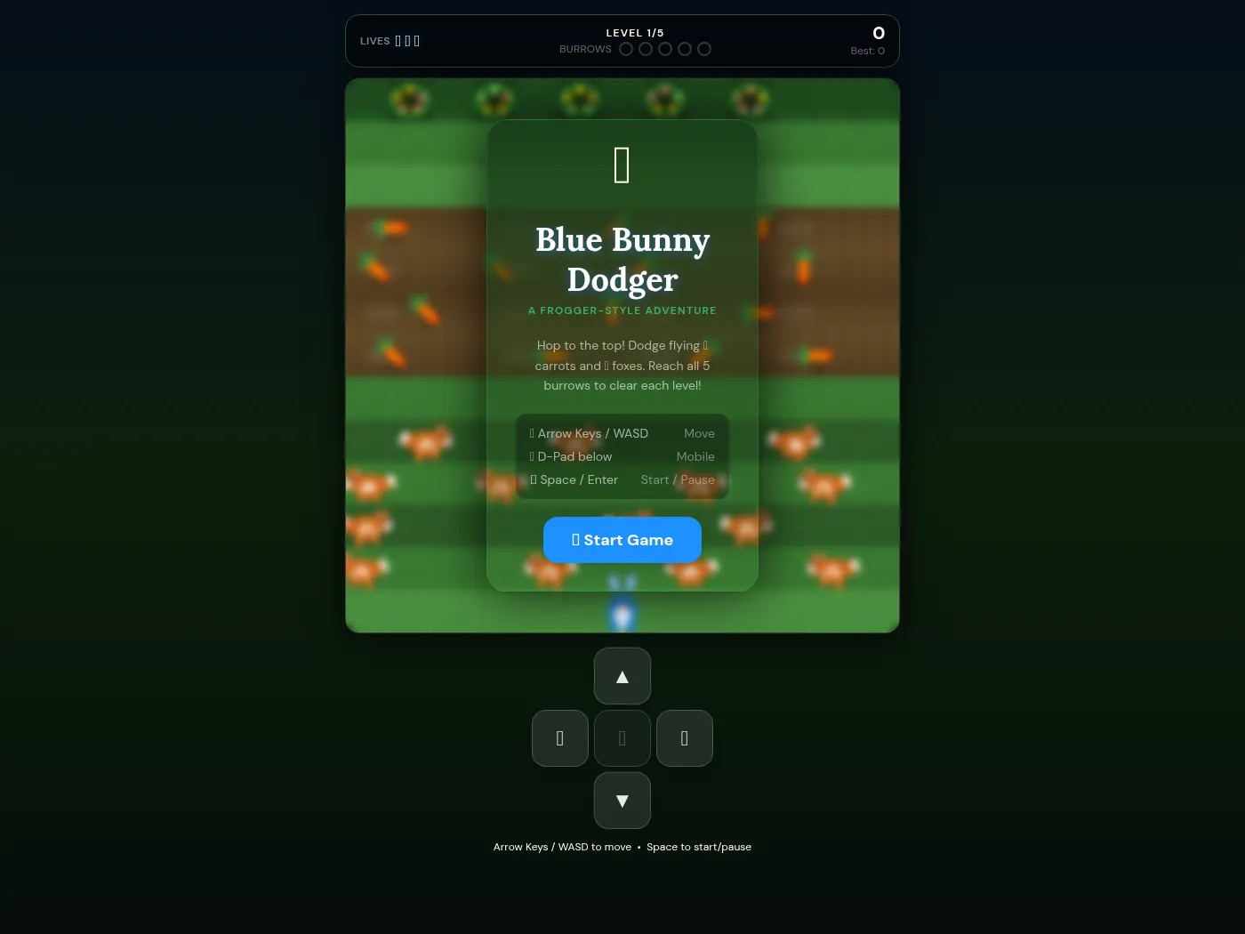 Blue Bunny Dodger