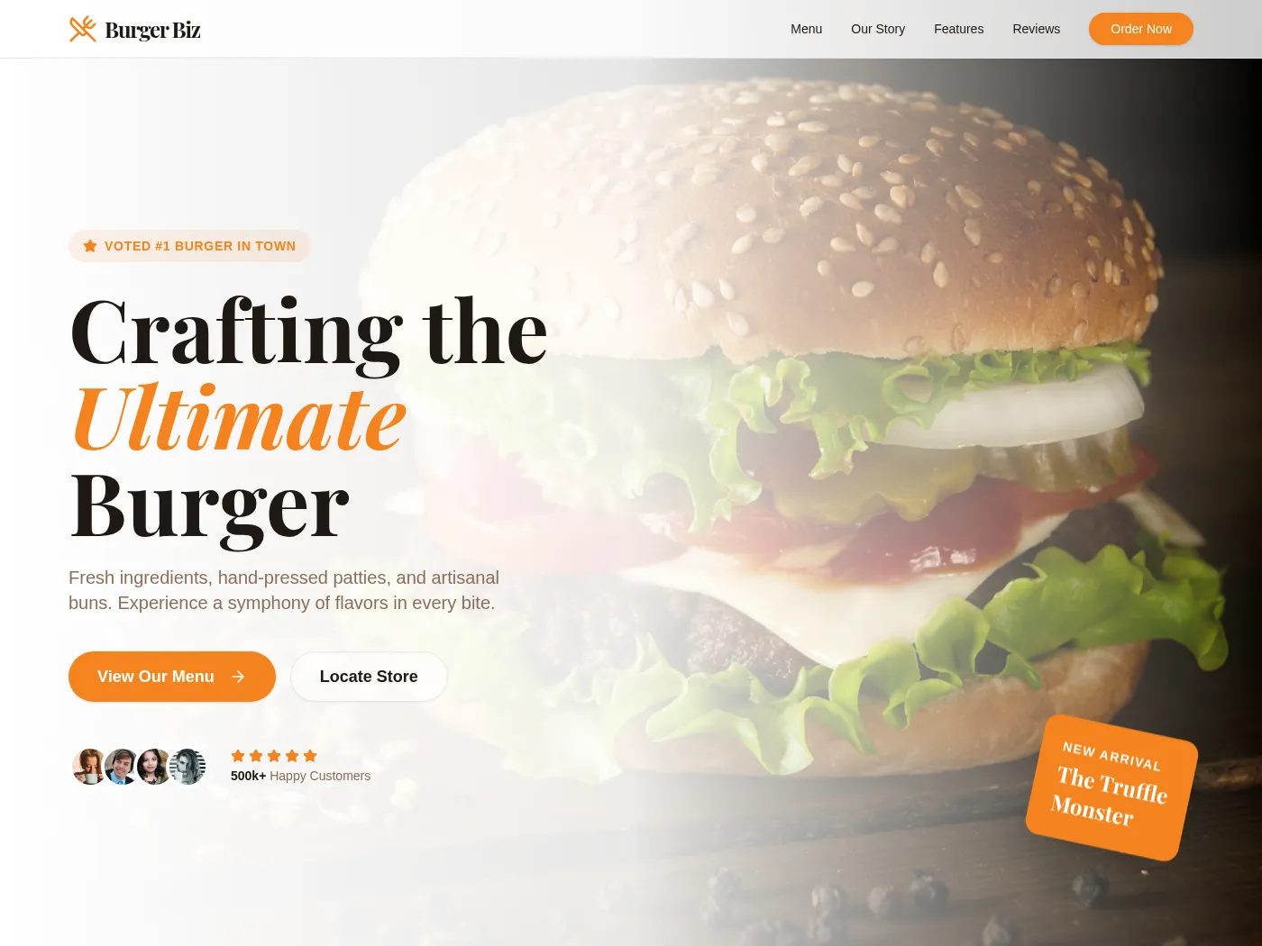 Burger Biz Website