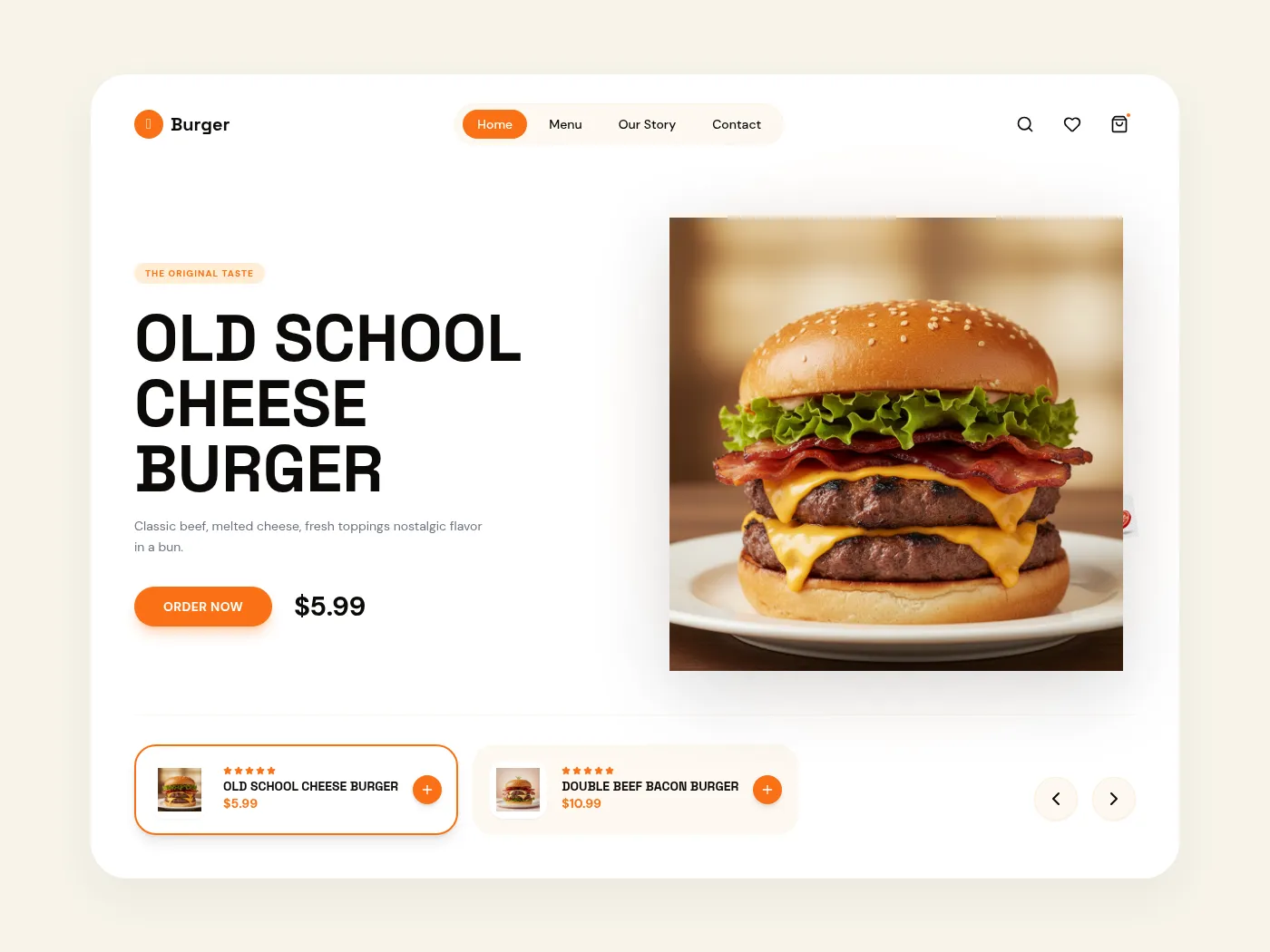 Burger Bliss Website