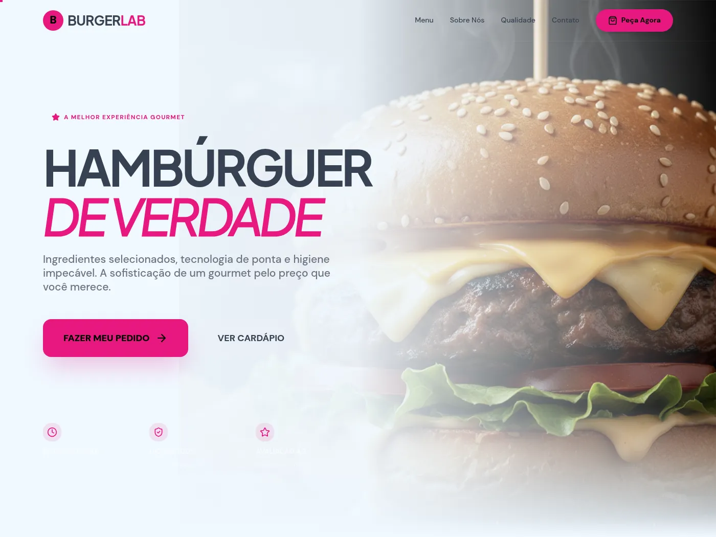 Modern Burger Website