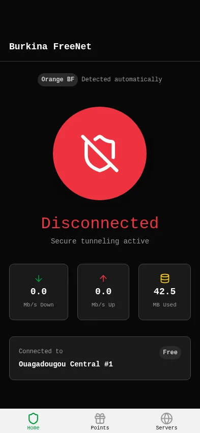 Burkina FreeNet App
