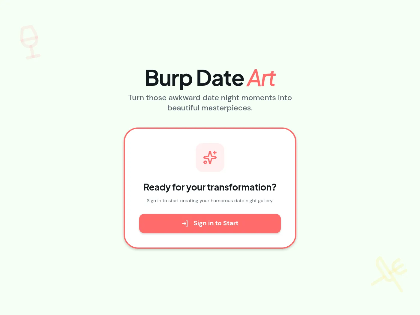 Burp Date Night Art