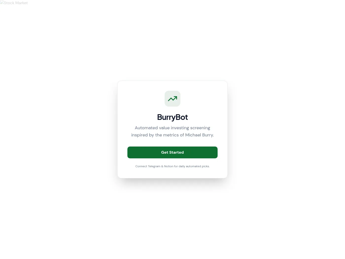BurryBot Stock Screener
