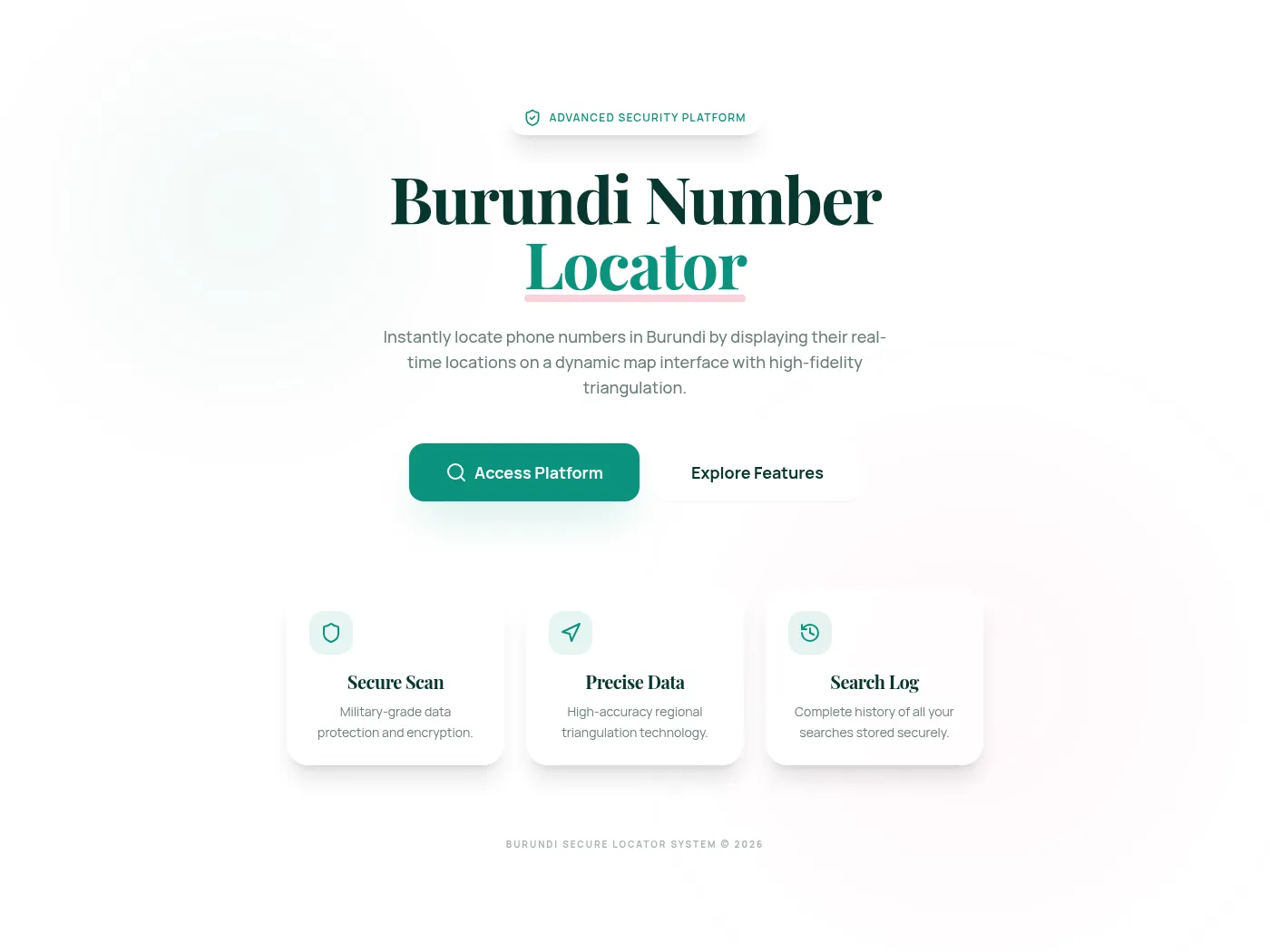 Burundi Number Locator
