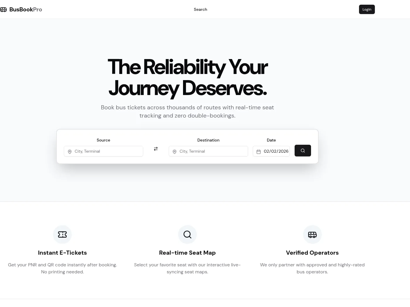 BusBook Pro Platform