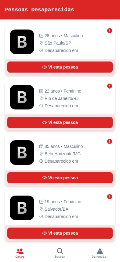 Busca Desaparecidos