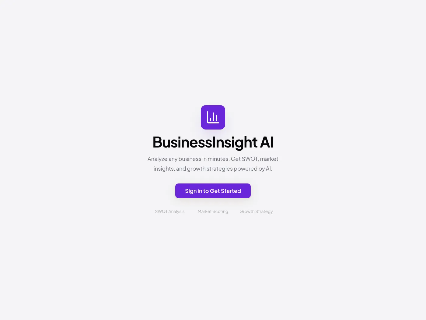 Business Analyzer Site