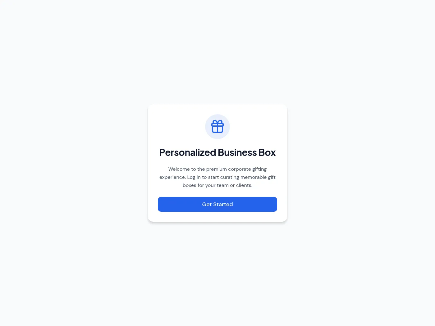 Personalized Business Box