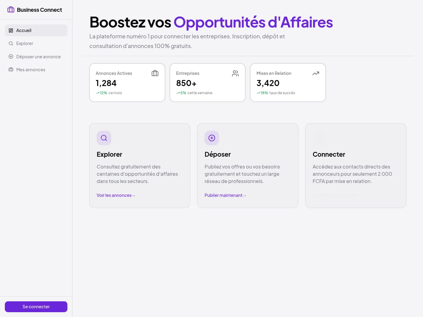 Business Connect Platform