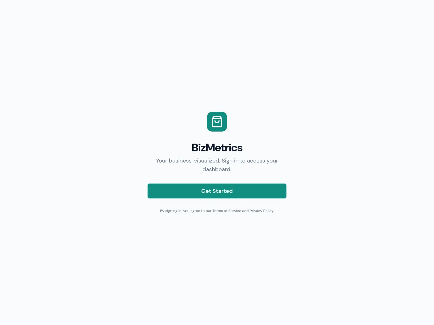 BizMetrics Dashboard