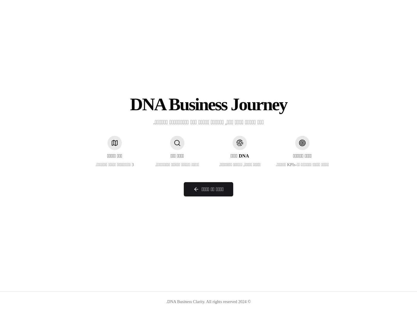 DNA Business Clarity Journey