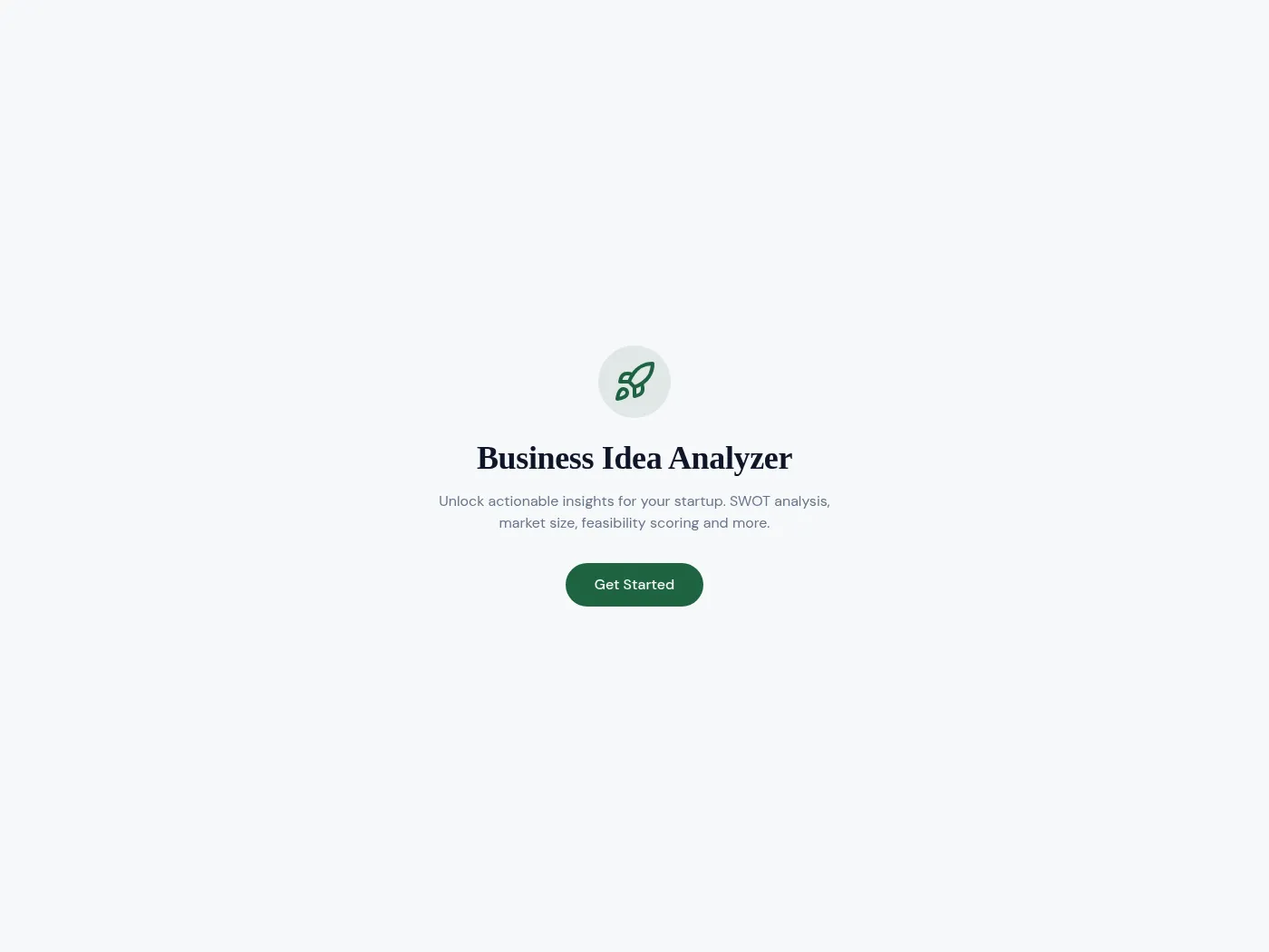 Business Idea Analyzer