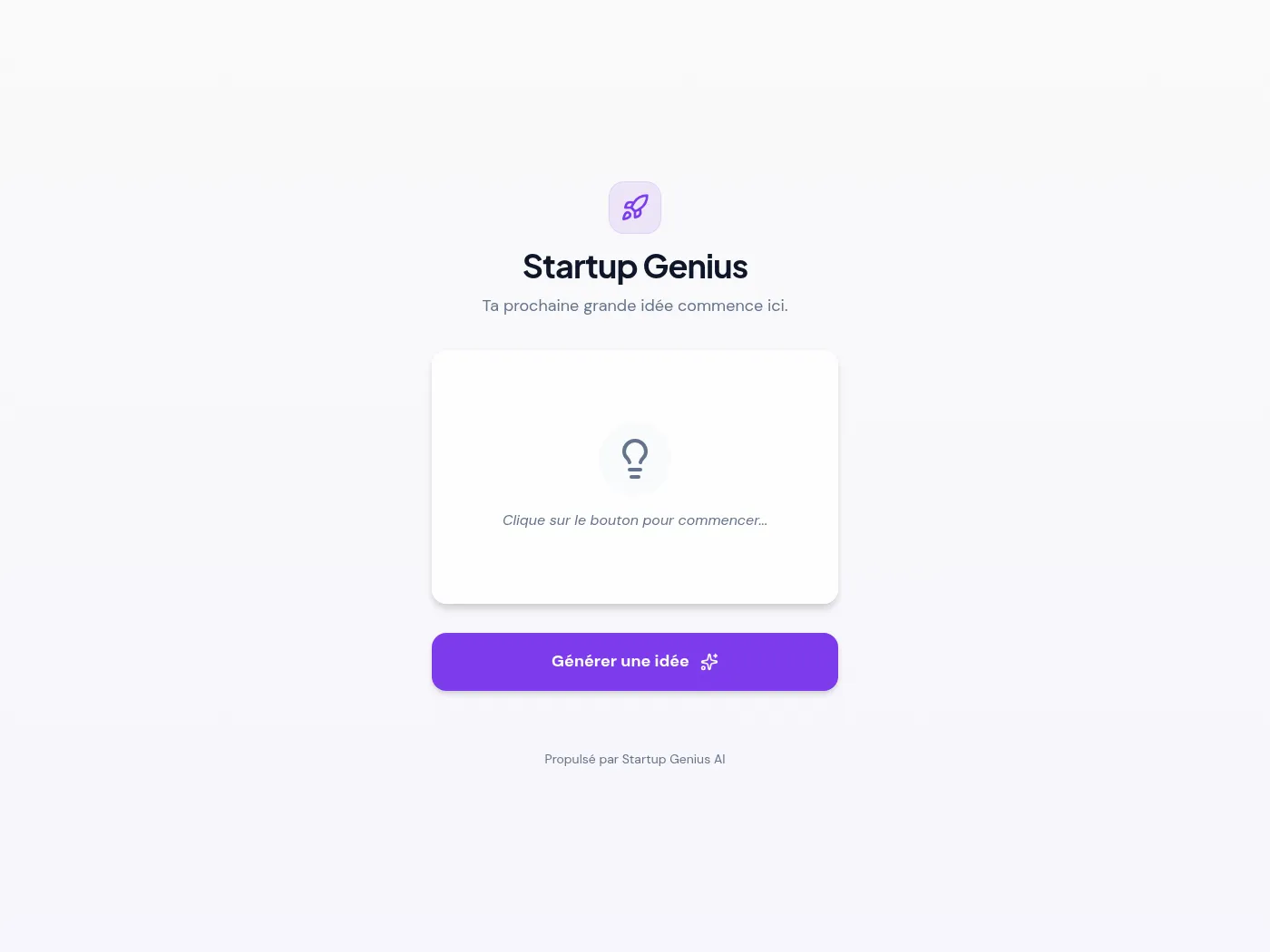Startup Idea Generator
