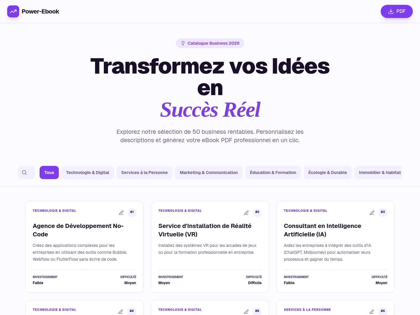 50 Business Ideas PDF