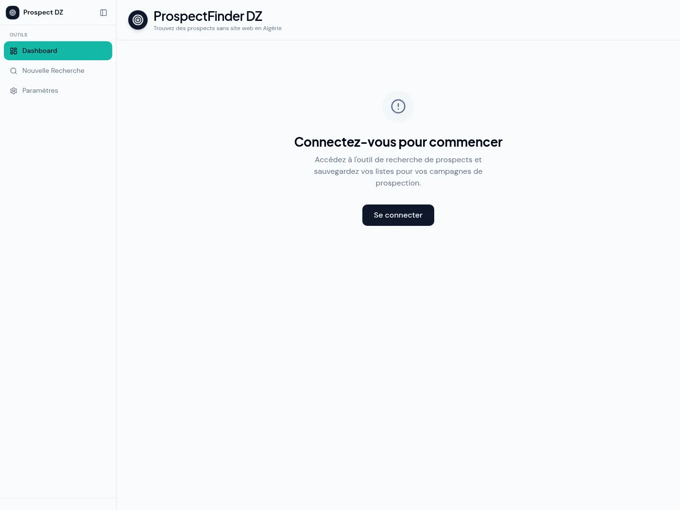 SiteLess Prospects Finder
