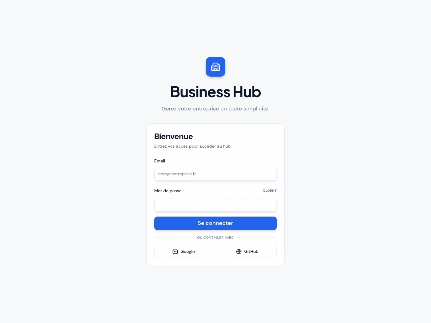 Business Management Hub