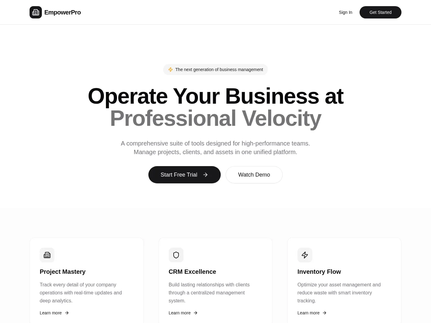 EmpowerPro Company Tools