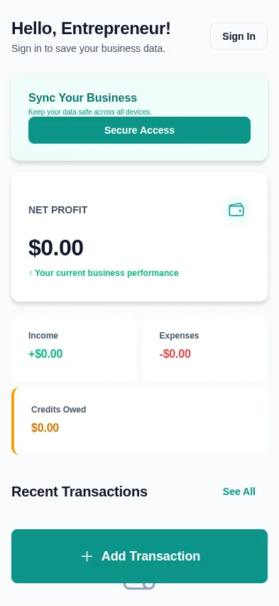 Business Tracker App