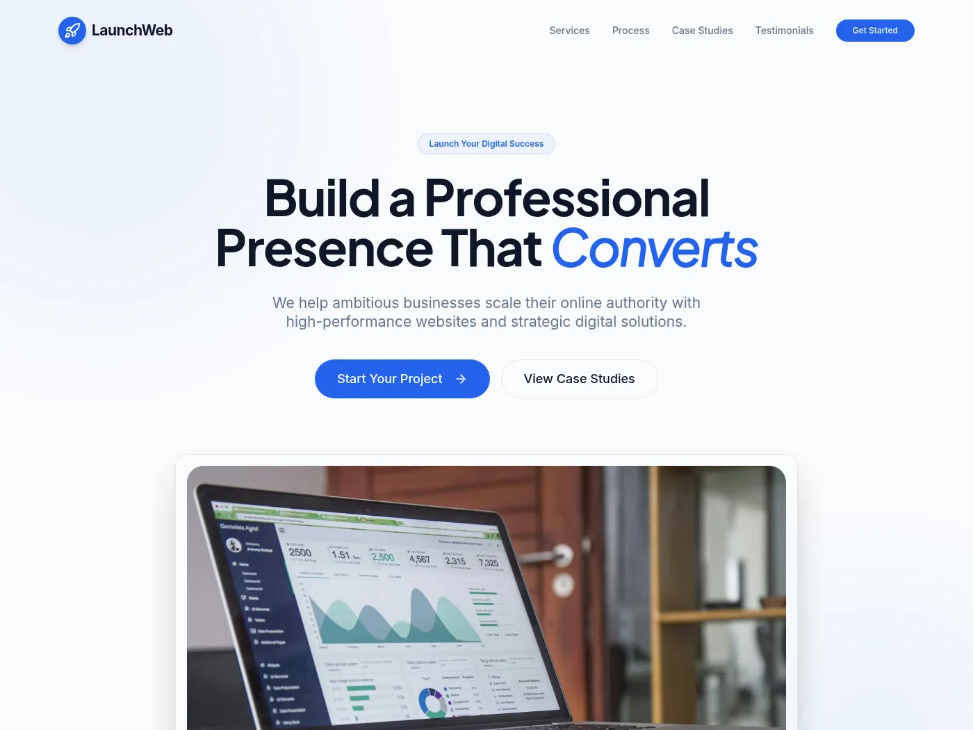 Business Web Launch