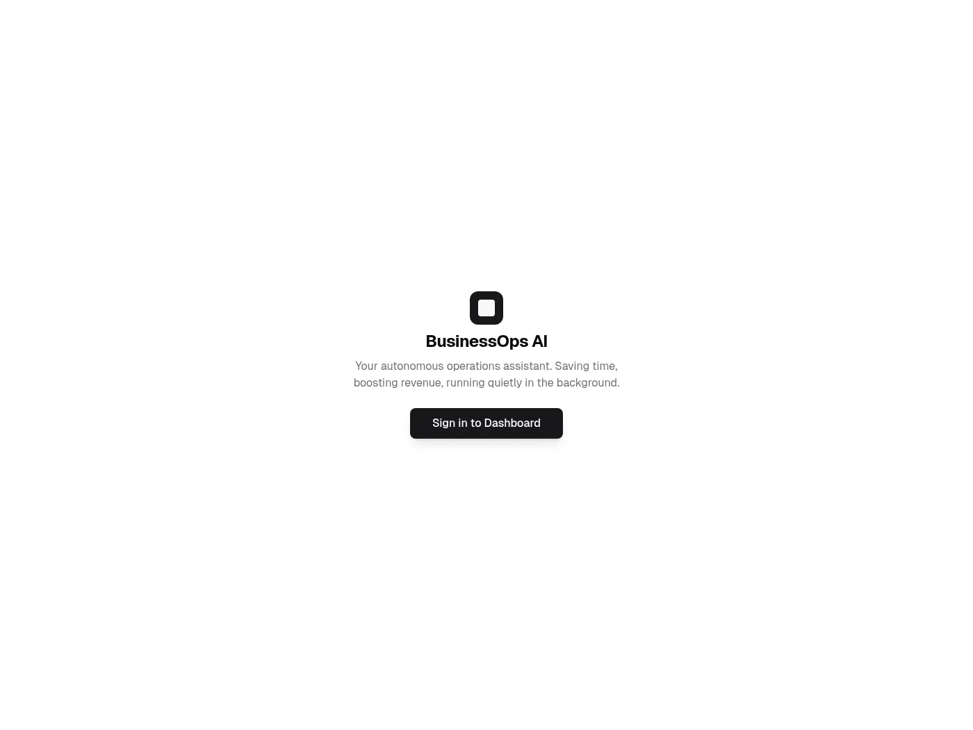 BusinessOps AI Assistant