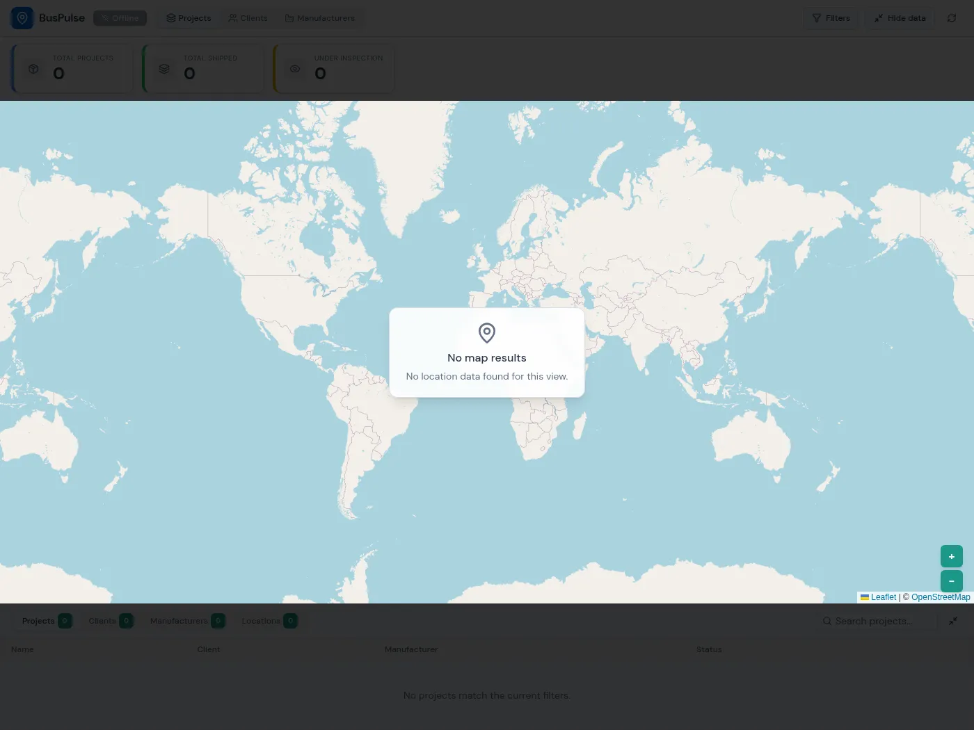BusPulse Map Workspace