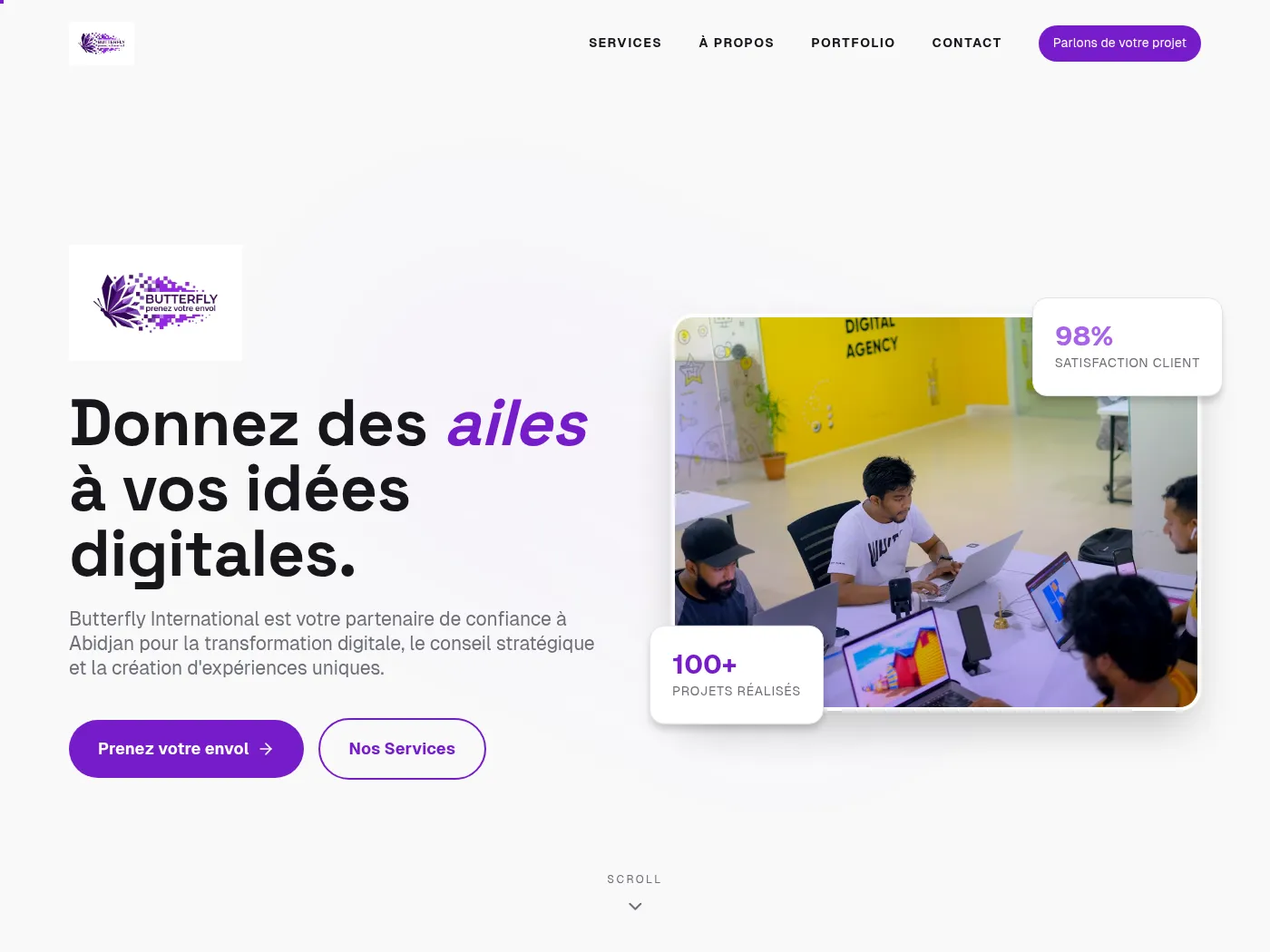 Butterfly Digital Agency Site