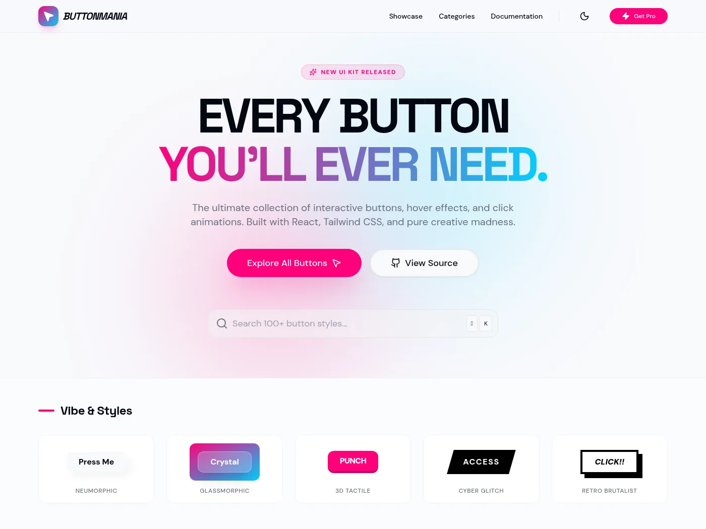 Button Mania UI