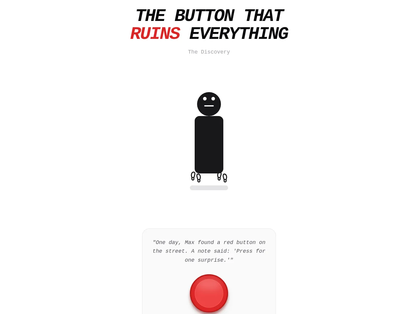 The Button Mayhem App