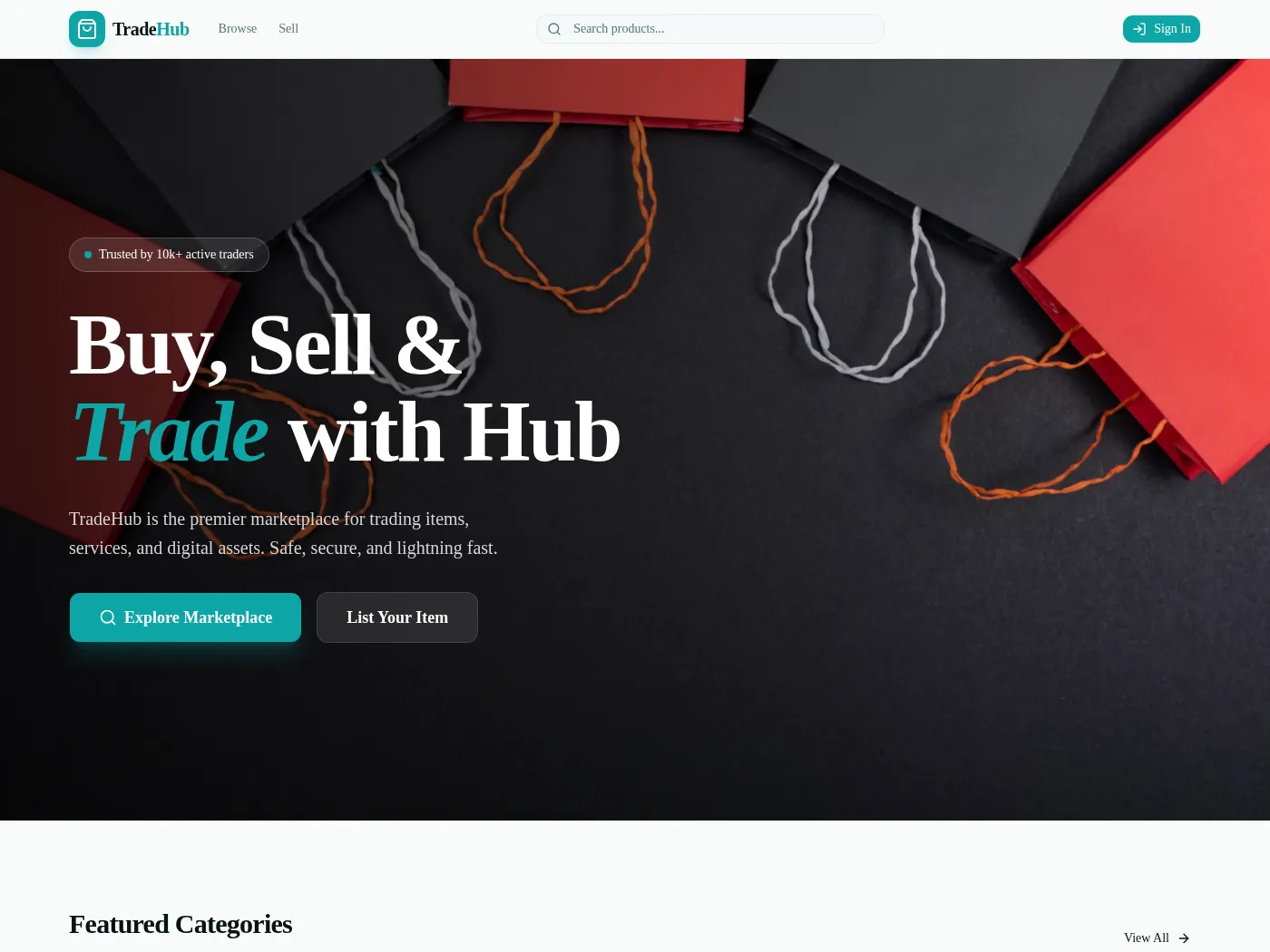 TradeHub Marketplace